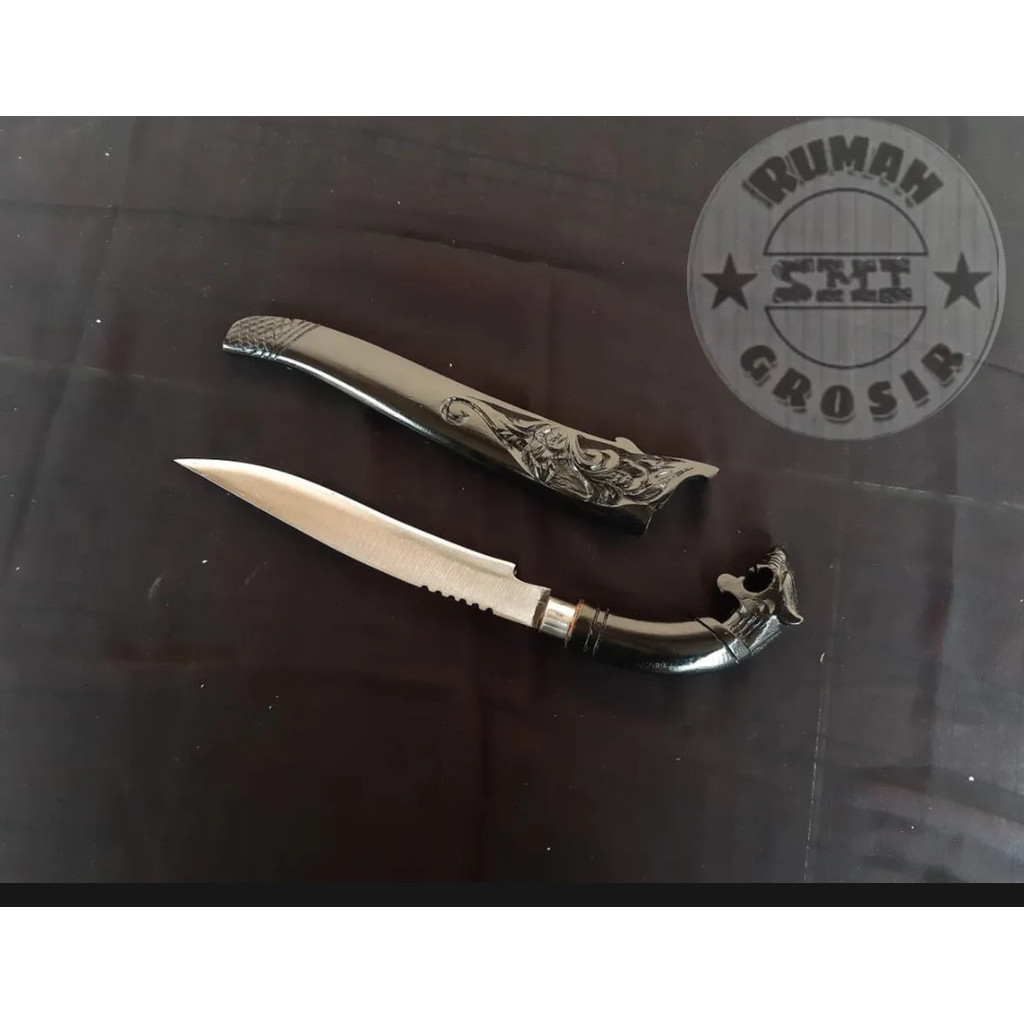 Jual TERMURAH pisau badik baja asli super tajam / pisau badik asli ...