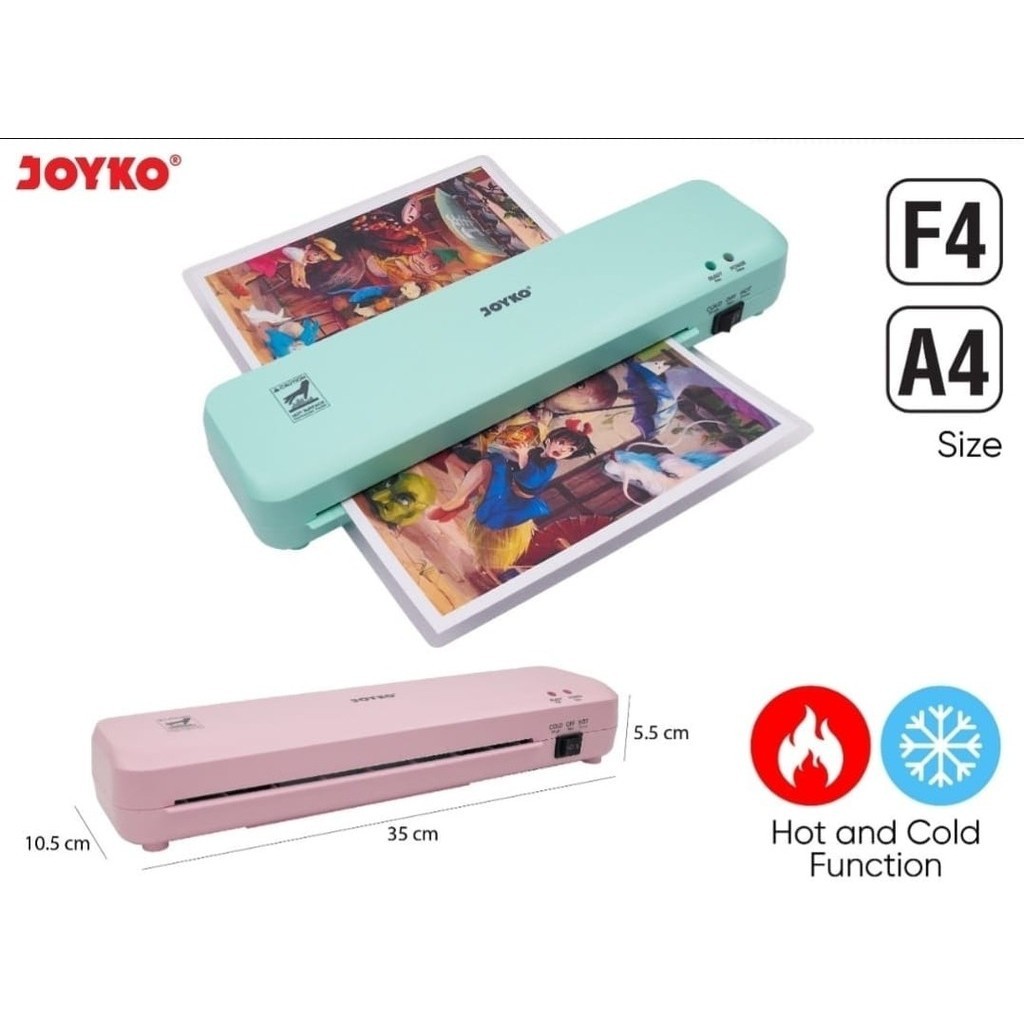 Jual MESIN LAMINATING JOYKO LM 07CO A4 & F4 / COLORFULL LAMINATOR LOW ...