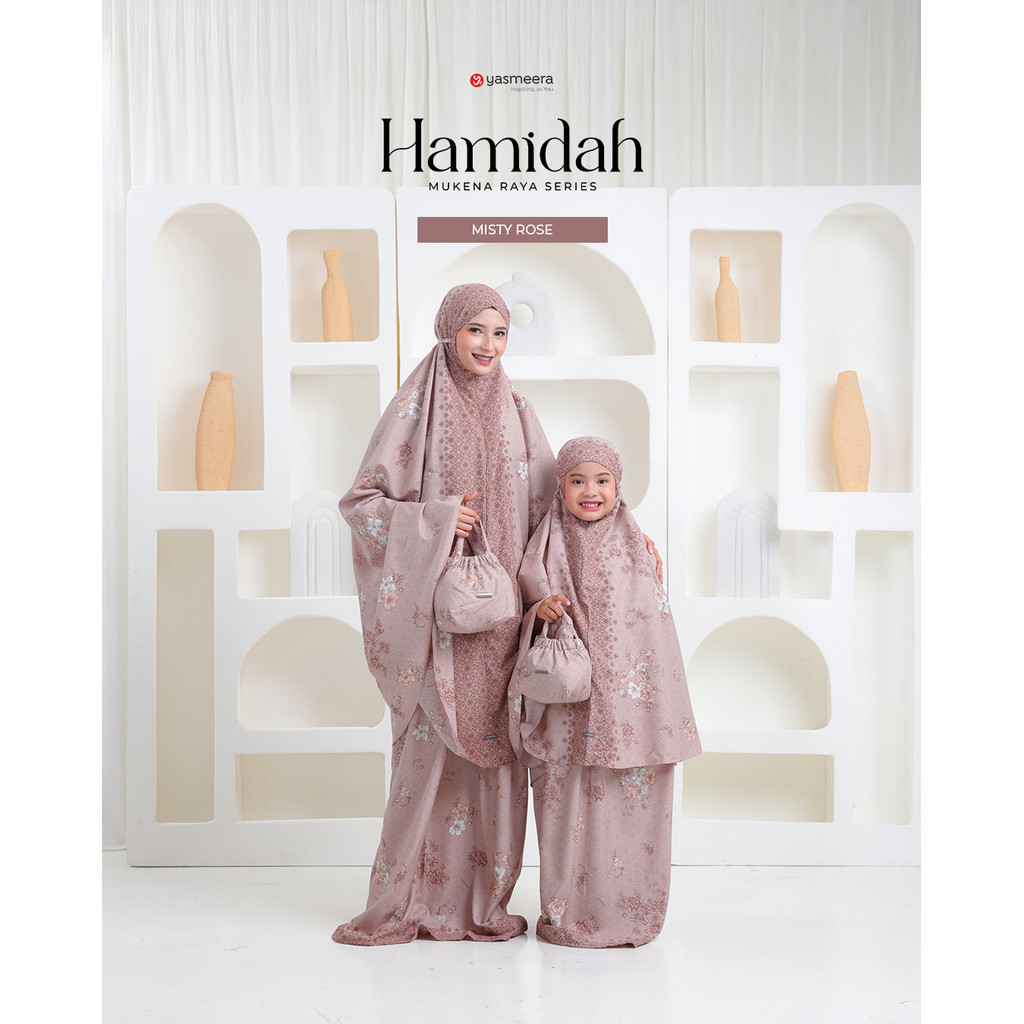 Jual Original Yasmeera Mukena Hamidah Prayer Set Hari Raya 2025 Bahan ...
