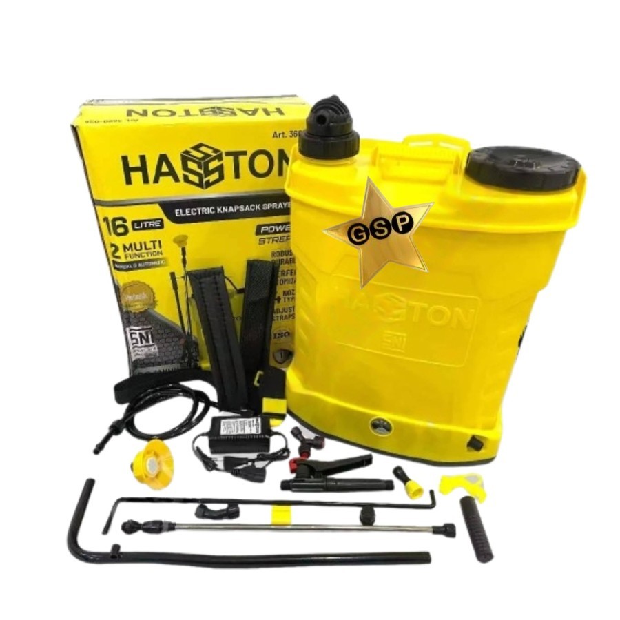 Jual Mesin Sprayer Semprot Hama Hasston Elektrik 16 Liter 3600-026 Semprotan Desinfektan Manual ...