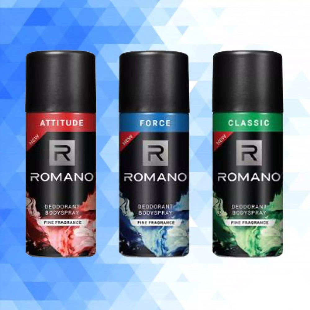 Jual ROMANO Deodorant Body spray 150ml | Shopee Indonesia