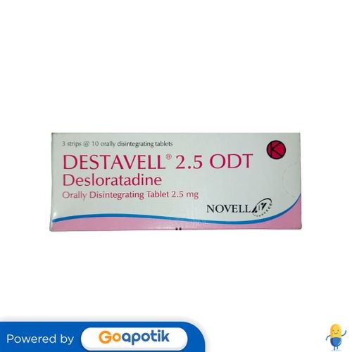Jual Destavel 2.5 Mg Odt Box 30 Tablet | Shopee Indonesia