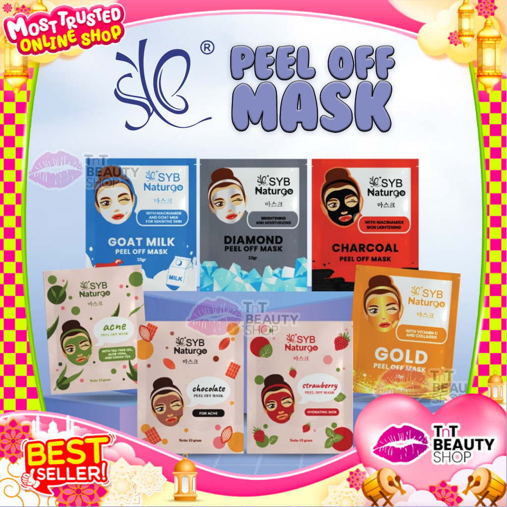 Jual SYB NATUR90 Peel Off Mask | SYB Naturgo 1 SACHET | Masker Wajah ...