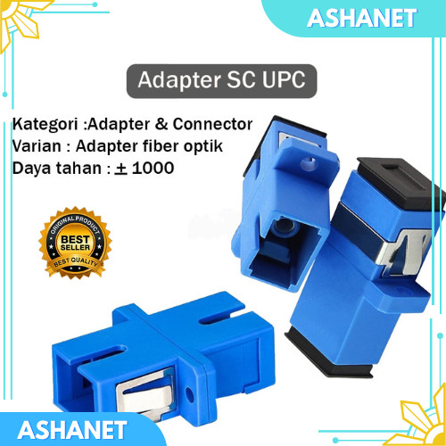 Jual Adapter SC UPC Fiber Optik Sambungan Connector Single Mode (1 pcs ...