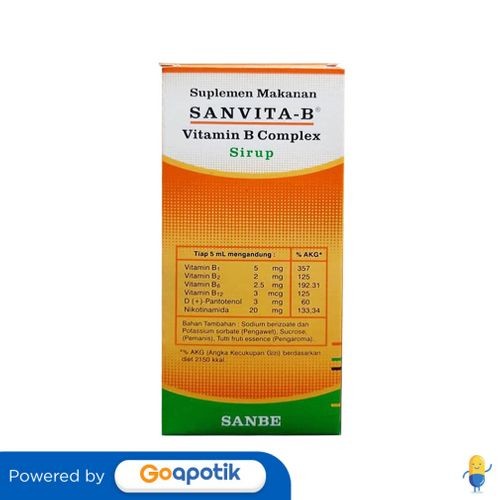 Jual Sanvita B Syrup Isi 120 Ml Botol | Shopee Indonesia