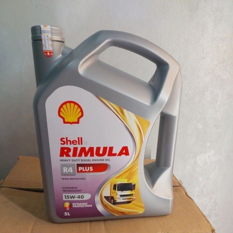 Jual Oli Shell RIMULA R4 Plus SAE 15W/40 Galon 5 Liter Scan JAMINAN ...