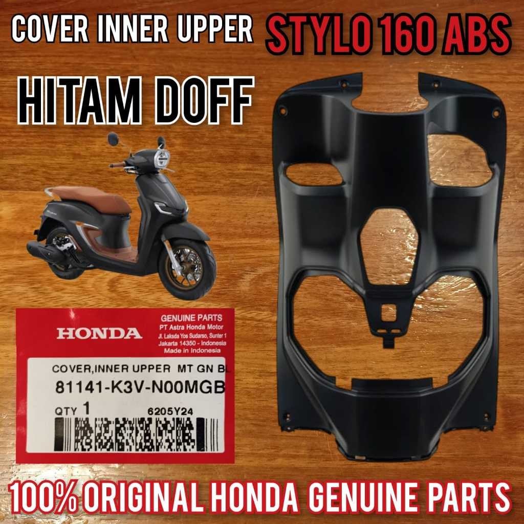 Jual STYLO 160 ABS COVER INNER UPPER HITAM DOFF KABUS 81141K3VN00MGB ...