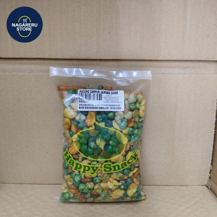 Jual Happy snack kacang campur jaipong 200gr | Shopee Indonesia