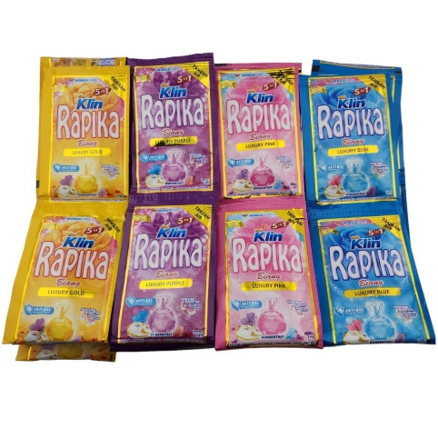 Jual TFGT Rapika Pengharum Pewangi Pelembut Pelicin Pakaian 1 Renceng ...