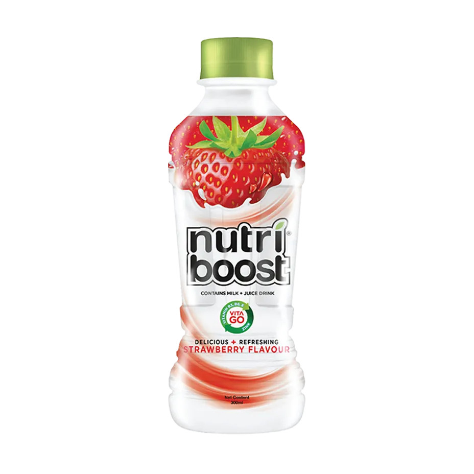 Jual Nutriboost Orange Minuman Susu Rasa Jeruk dan Strawberry Botol 300 ...