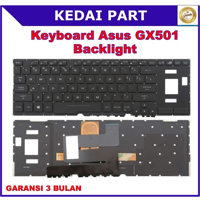 Jual Keyboard Asus ROG Zephyrus GX501 GX501GI GX501V GX501VI GX501VIK ...