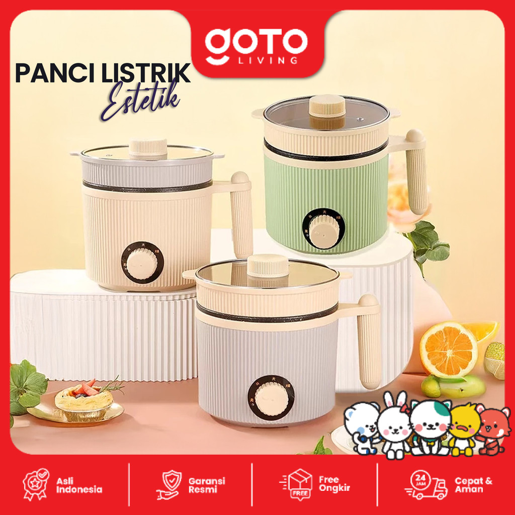 Jual Goto Lucas Panci Listrik Mini Fry Pan Hotpot Elektrik Kukus ...