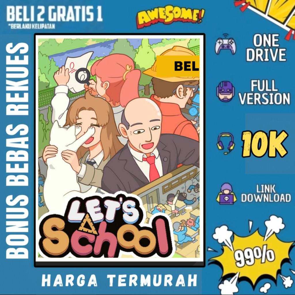 Jual LETS SCHOOL - GAME PC - GAME LAPTOP - PC GAMES - BELI 2 GRATIS 1 ...