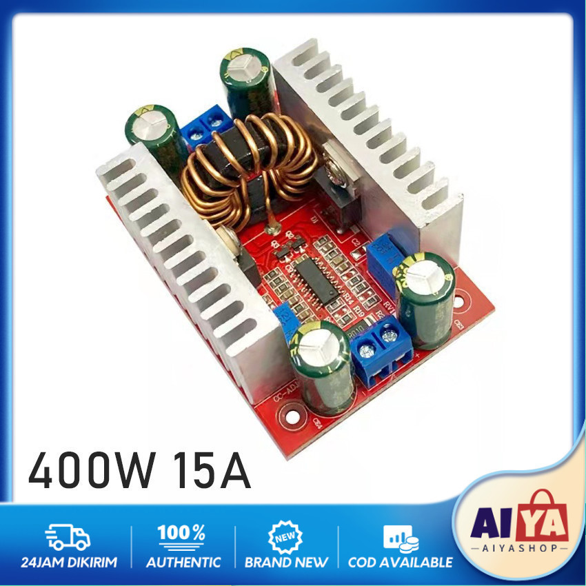Jual Modul DC To DC Step Up 15A 400W 12v24v To 36v48V Boost Converter Konverter Power Supply ...