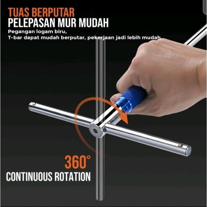 Jual UNIVERSAL EXTENTION ROD GAD / KUNCI-T HANDLE MULTIFUNGSI TPB ...
