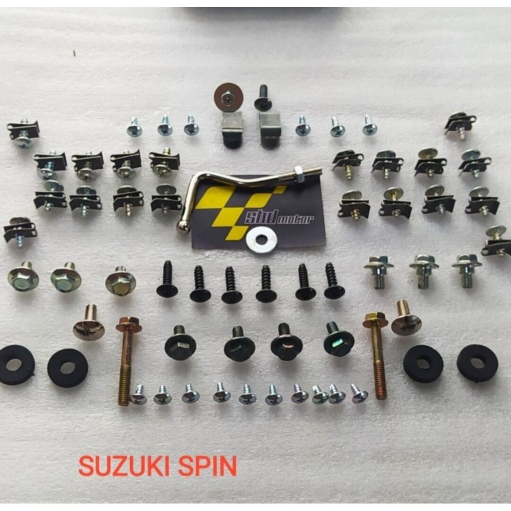 Jual NEW !! Baut - Baud Fullset Body Bodi Suzuki spin 125 | Shopee Indonesia