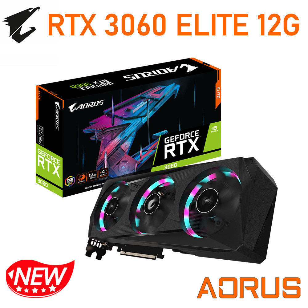 Jual Gigabyte RTX 3060 ELITE 12G GDDR6 Graphics GDDR6 PCI Express 4.0 ...