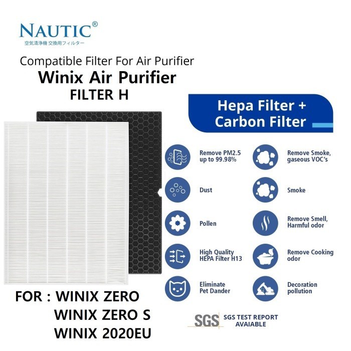 Jual Replacement Winix Filter H Air Purifier Winix ZERO / ZERO S ...