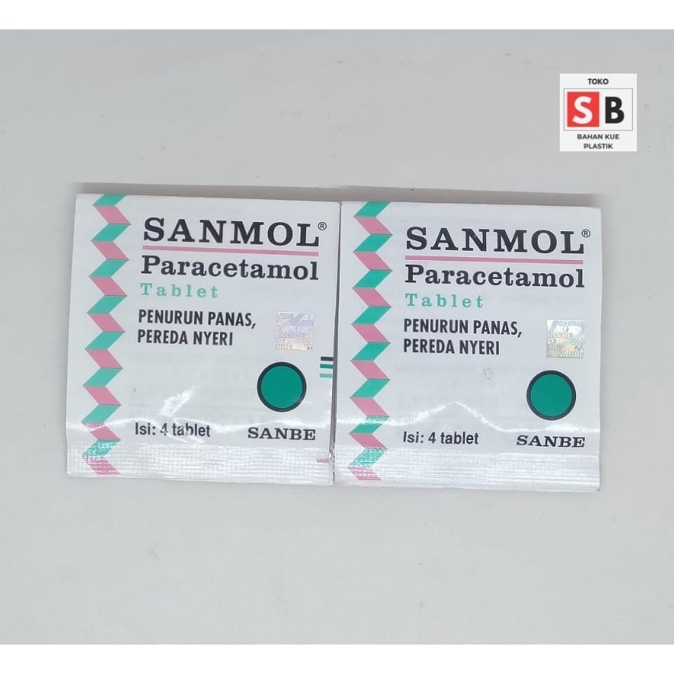 Jual SANMOL TABLET PARACETAMOL 500GR / PENURUN PANAS / 1STRIP | Shopee ...