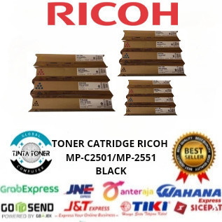 Jual TONER CATRIDGE RICOH MP C2501/MP C2551 BLACK DAN COLOR ORIGINAL - Hitam | Shopee Indonesia