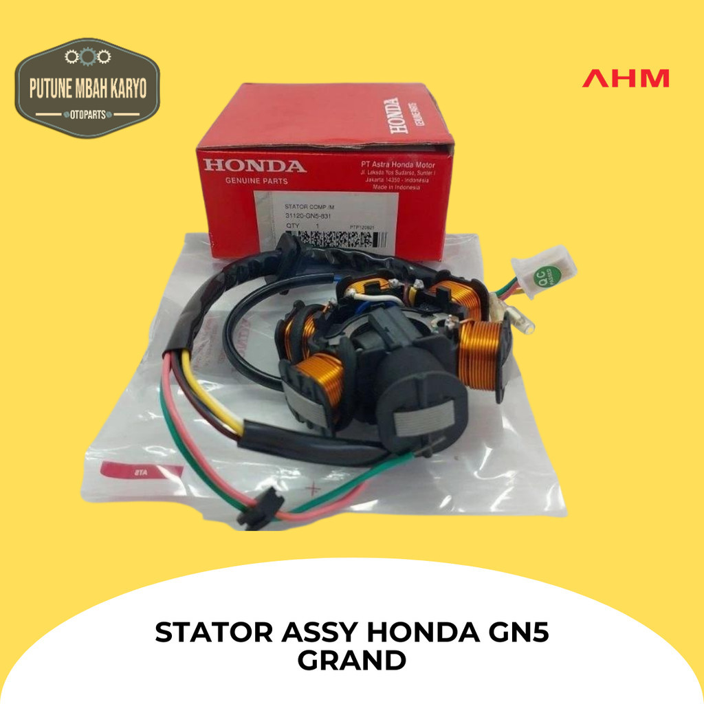 Jual Spull Assy Stator Comp Spul Pulser Honda Astrea Grand Legenda GN5 | Shopee Indonesia