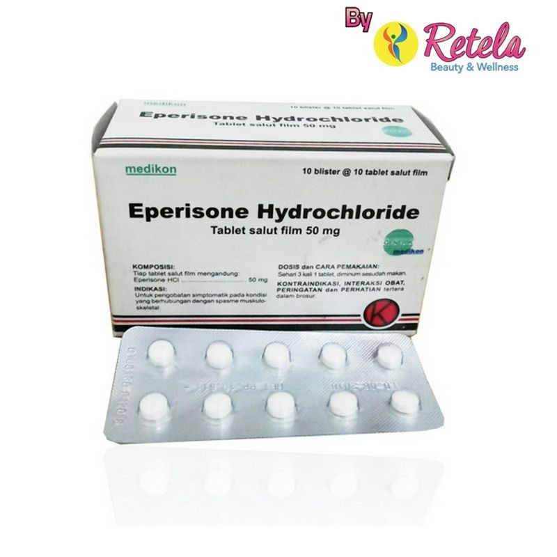 Jual Eperisone 50 mg 1 STRIP 10 TABLET | Shopee Indonesia