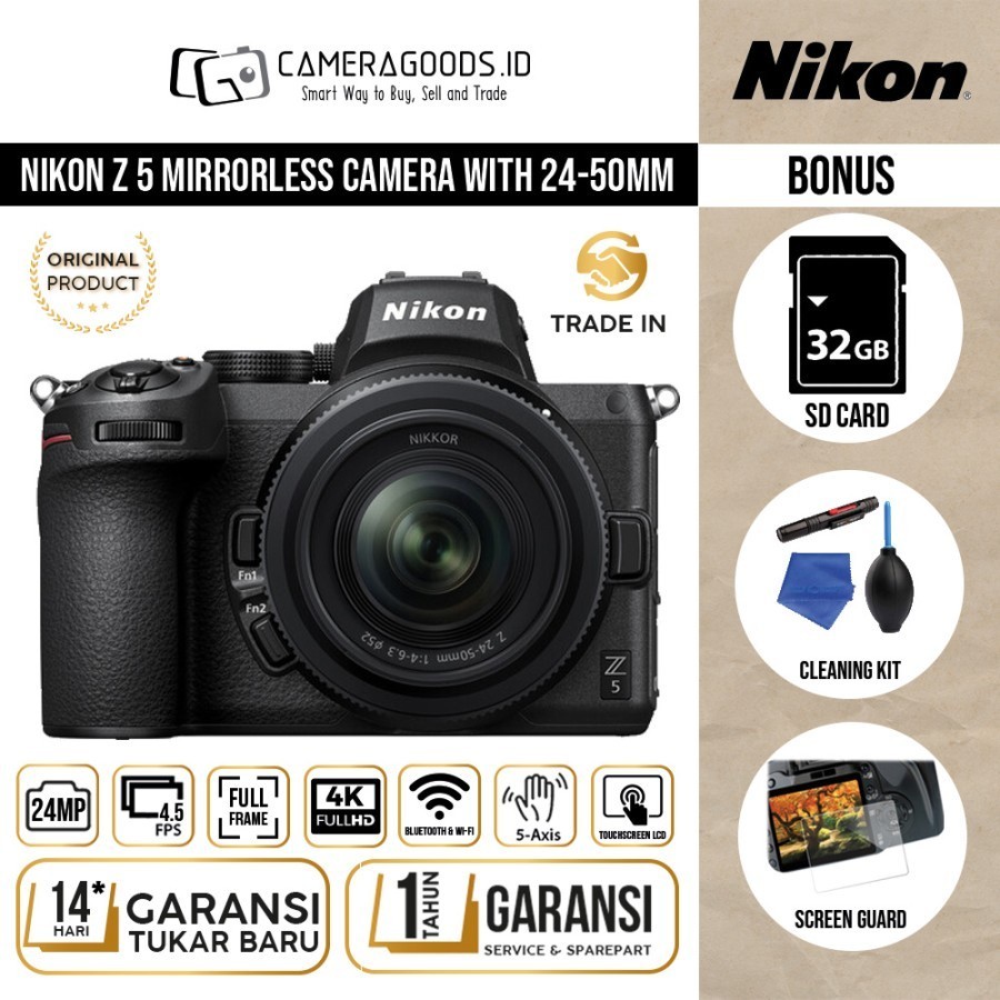 Jual Nikon Z5 Mirrorless Digital Camera Nikon Z 5 Body Only | Shopee ...
