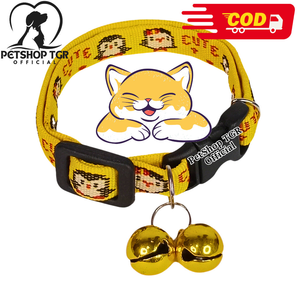 Jual PTO Kalung Kucing Lonceng 2 Pcs Motif Pinguin Ukuran Dapat ...