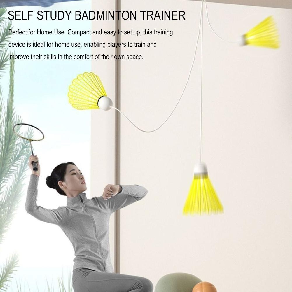 Jual Self-Adhesive Elastic Badminton Trainer Set, Solo Badminton ...