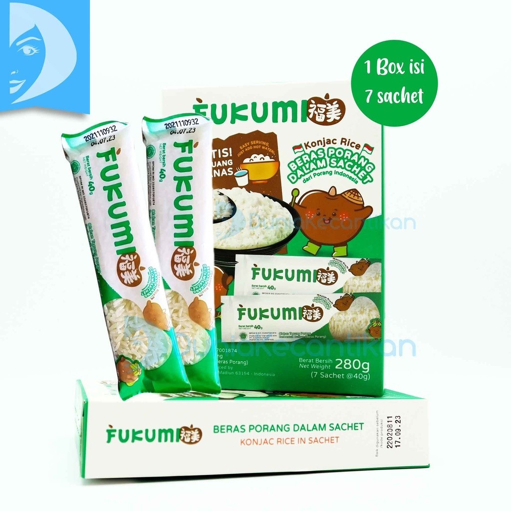 Jual Fukumi Beras Porang Box Sachet Nasi instan Siap Saji Instant Rice ...