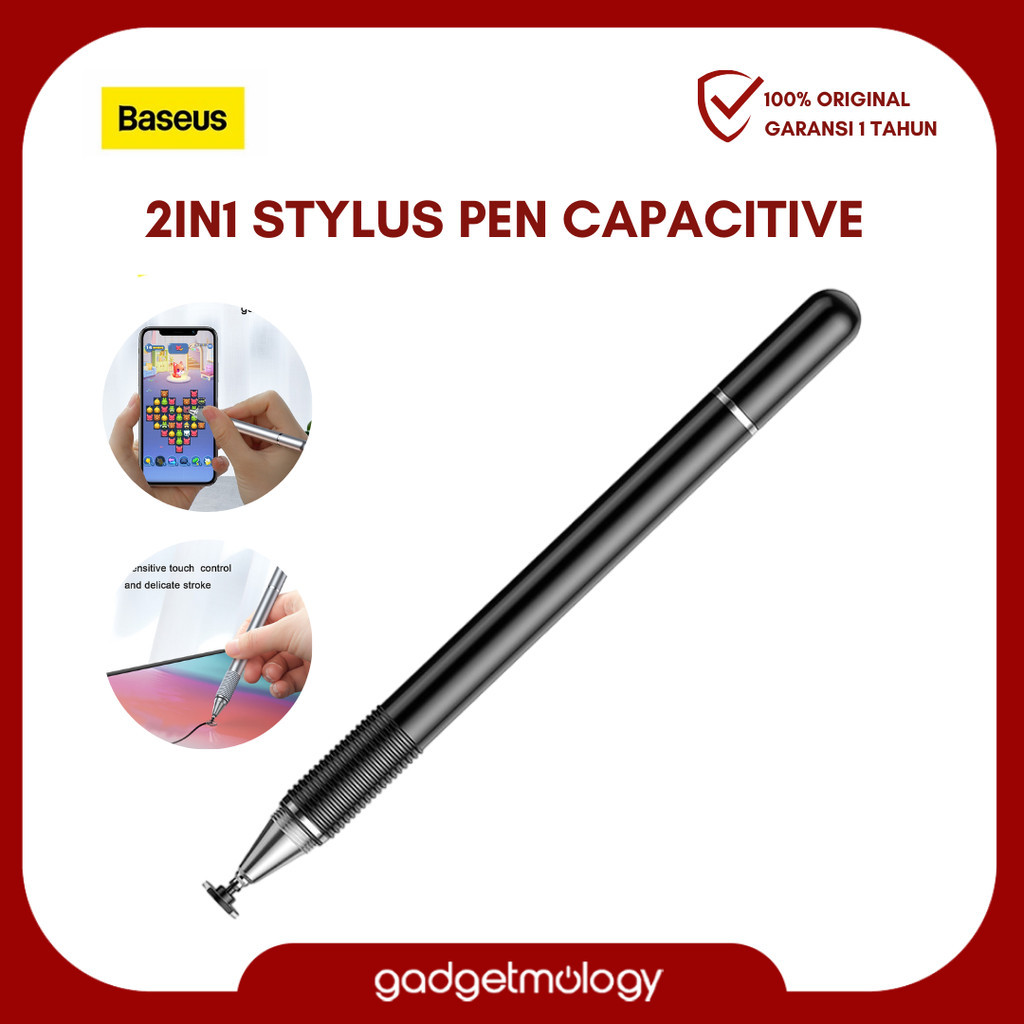 Jual Baseus 2in1 Stylus Pen Capacitive Touch Digital Pen For Ipad ...