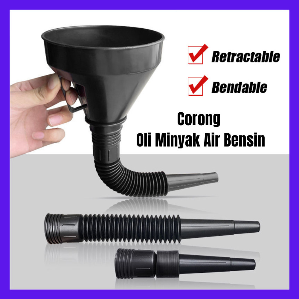Jual TokoMaspul-Corong Panjang Oli Minyak / Air Bensin Radiator Corong ...