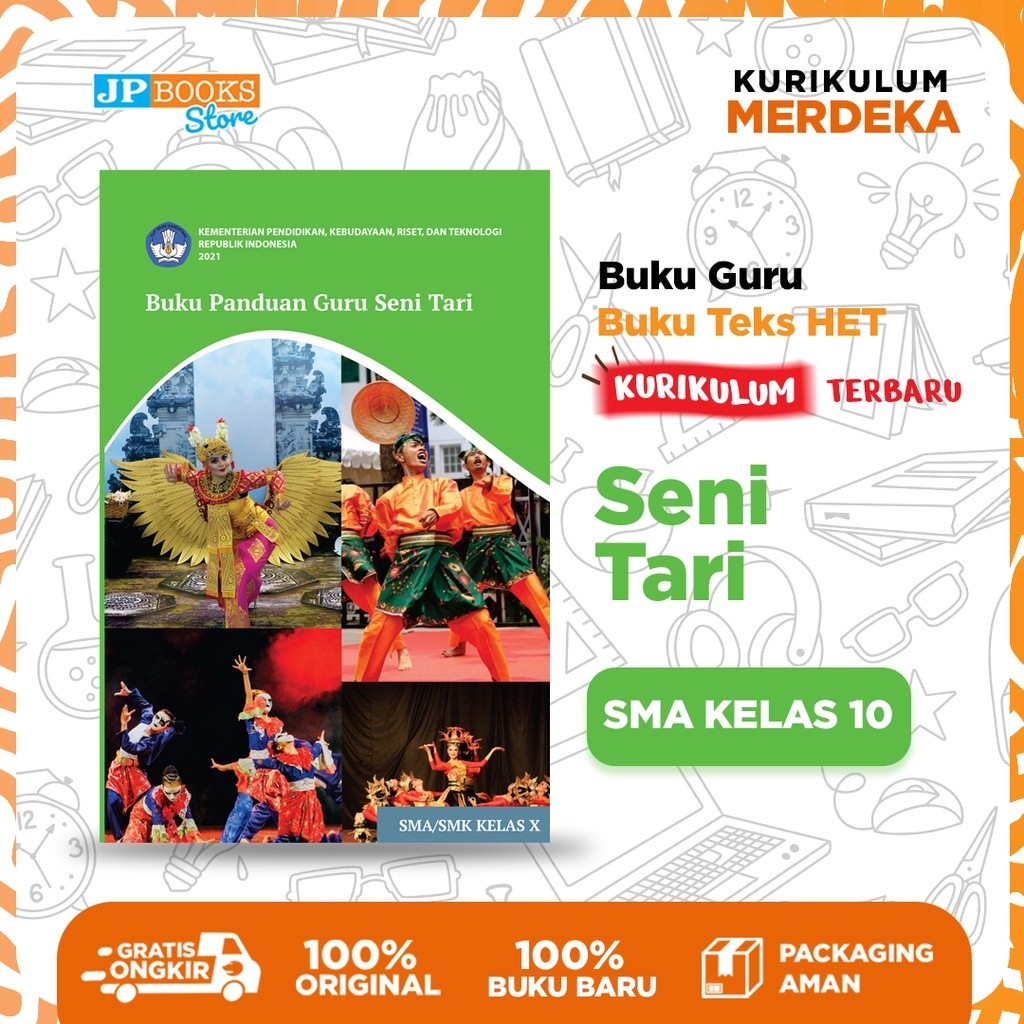 Jual JP Books – Buku Guru Teks Het Kurmer Sekolah Seni Tari Sma Kelas 10 - Kurikulum Merdeka ...