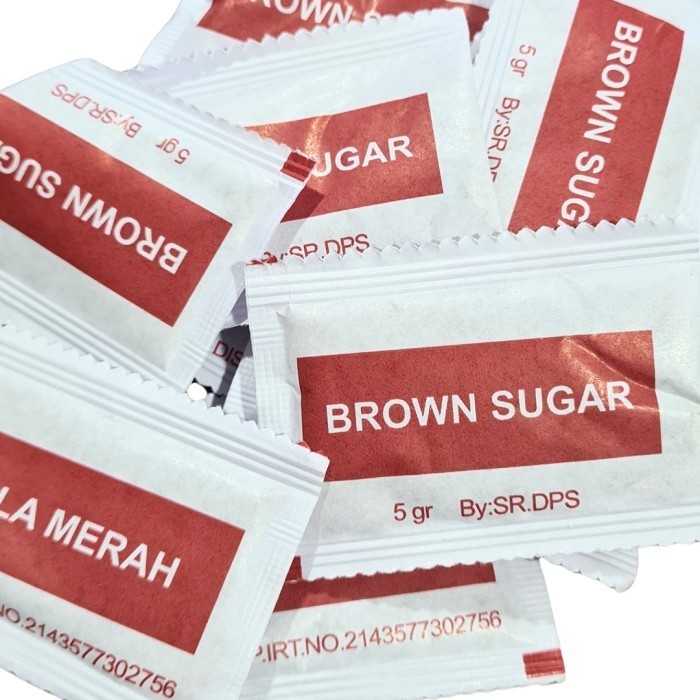 Jual Gula Merah Kemasan Sachet 5gr isi 50pcs Brown Sugar | Shopee Indonesia