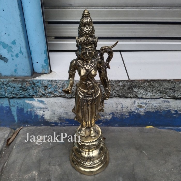 Jual Patung Dewi Tara Warna Emas Bahan Kuningan Garap Alusan Istimewa ...