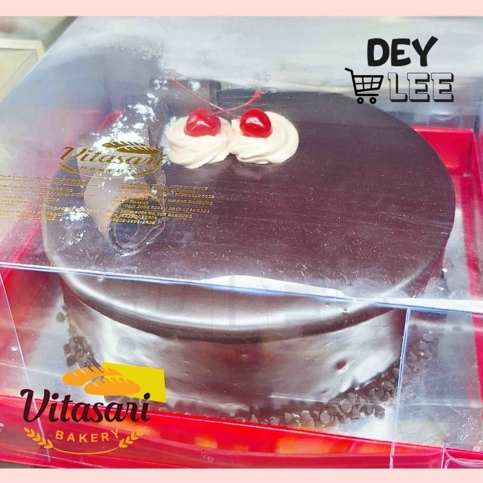Jual VITASARI Tart Siram Coklat Black Forest Birthday Cake Kue Ulang ...