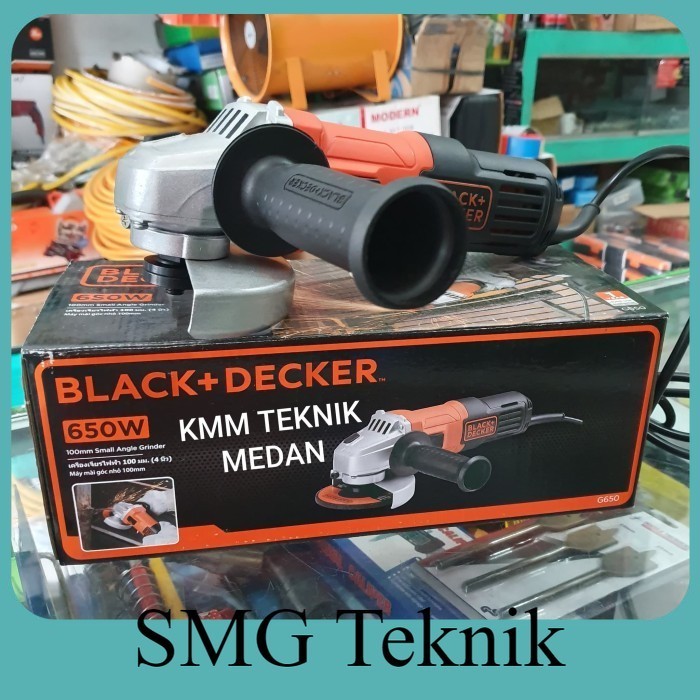 Jual Berkualitas BLACK + DECKER GERINDA TANGAN 4" GRENDA 4 INCH G650 ...