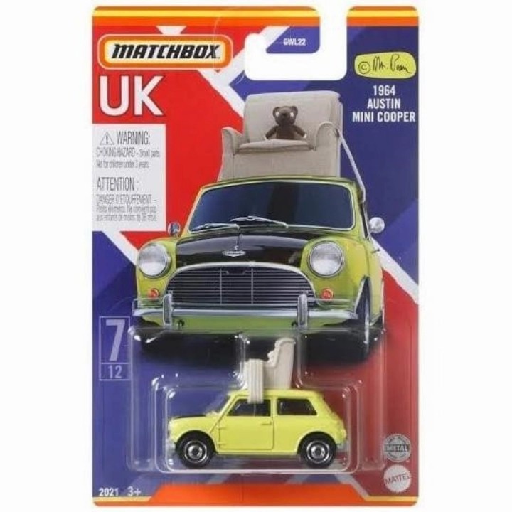 Jual Matchbox Mr Bean Uk 1964 Austin Mini Cooper New Arrival 2021 ...