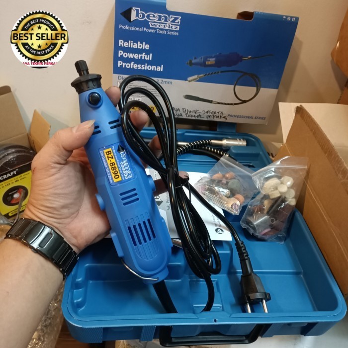 Jual BENZ Mini Die Grinder Set bz8890 / Tuner Gerinda Bor Mini Set BZ ...