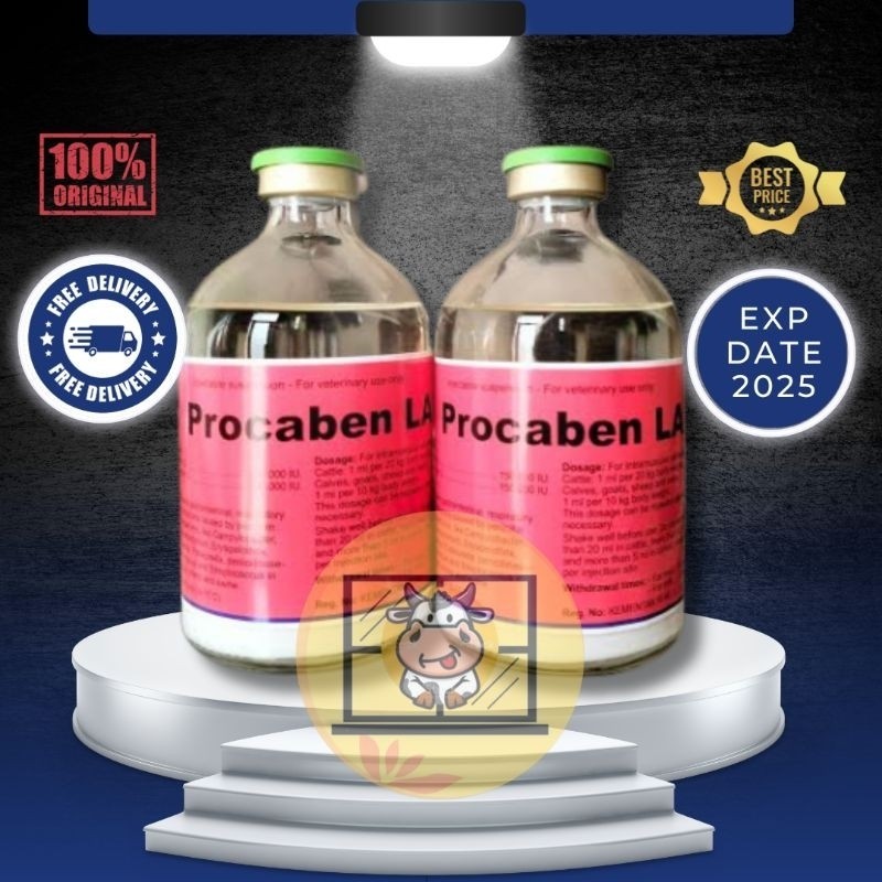 Jual PROCABEN LA Injeksi Antibiotik Penicillin Long Acting | Shopee ...