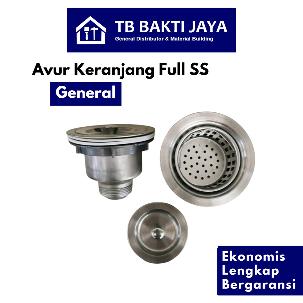 Jual Avur Keranjang Full Stainless Steel / Avur Wastafel Stenlis ...