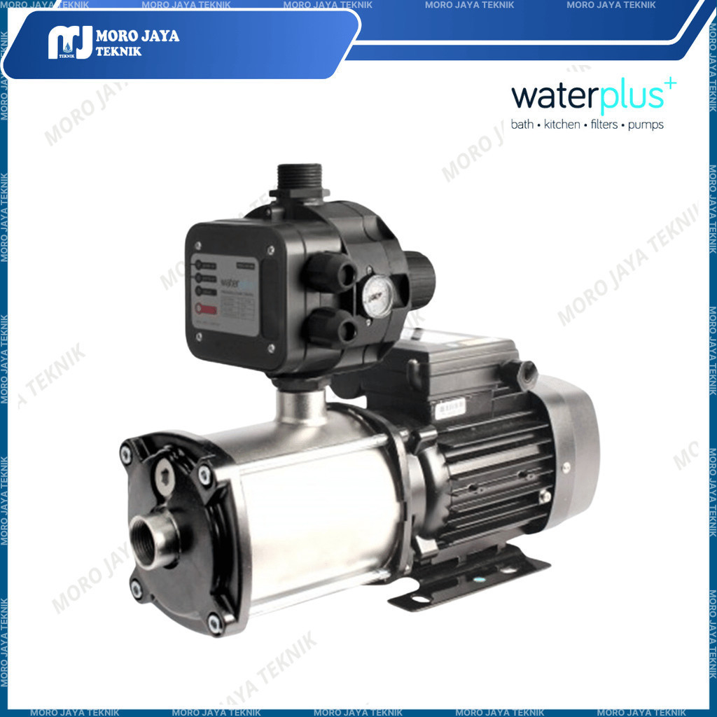 Jual Pompa Booster Dorong Multistage Waterplus+ MHSB-5-49-SP Complete ...