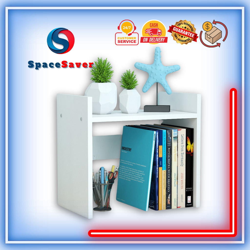 Jual SpaceSaver - Rak Meja Mini Buku Modern Minimalis 2 Warna untuk ...