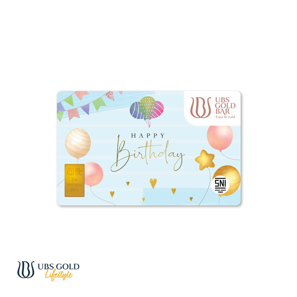 Jual UBS Gold Logam Mulia Happy Birthday 1 Gr | Shopee Indonesia
