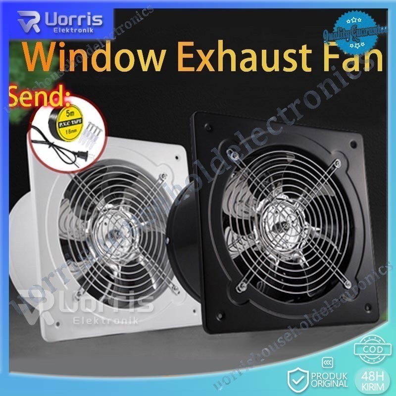 Jual Exhaust Fan Dinding 4/6Inch Kipas Exhaust Ventilasi Dinding ...