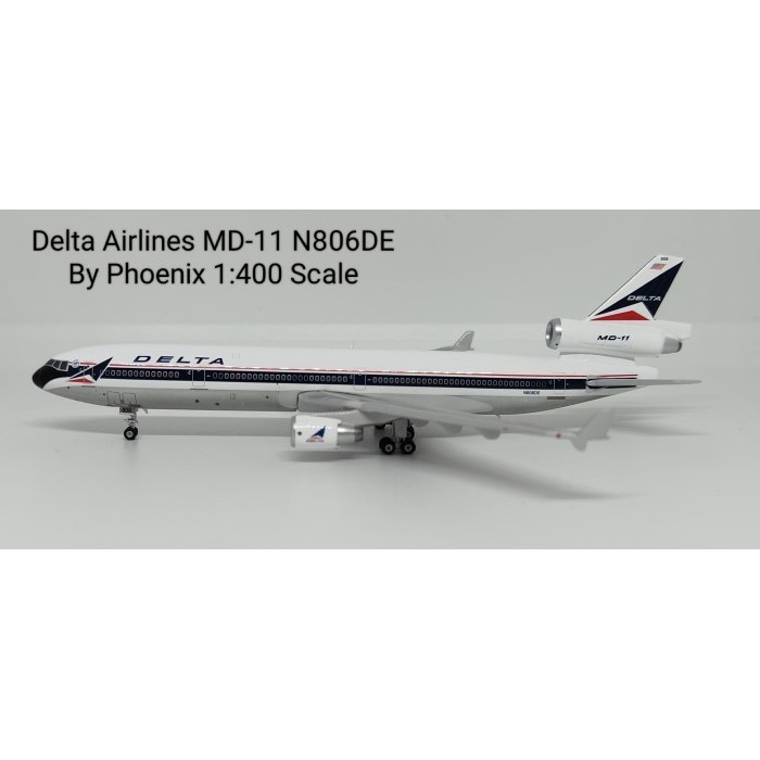 Jual DIECAST PESAWAT TERBANG Delta Airlines MD-11 N806DE By Phoenix 1: ...