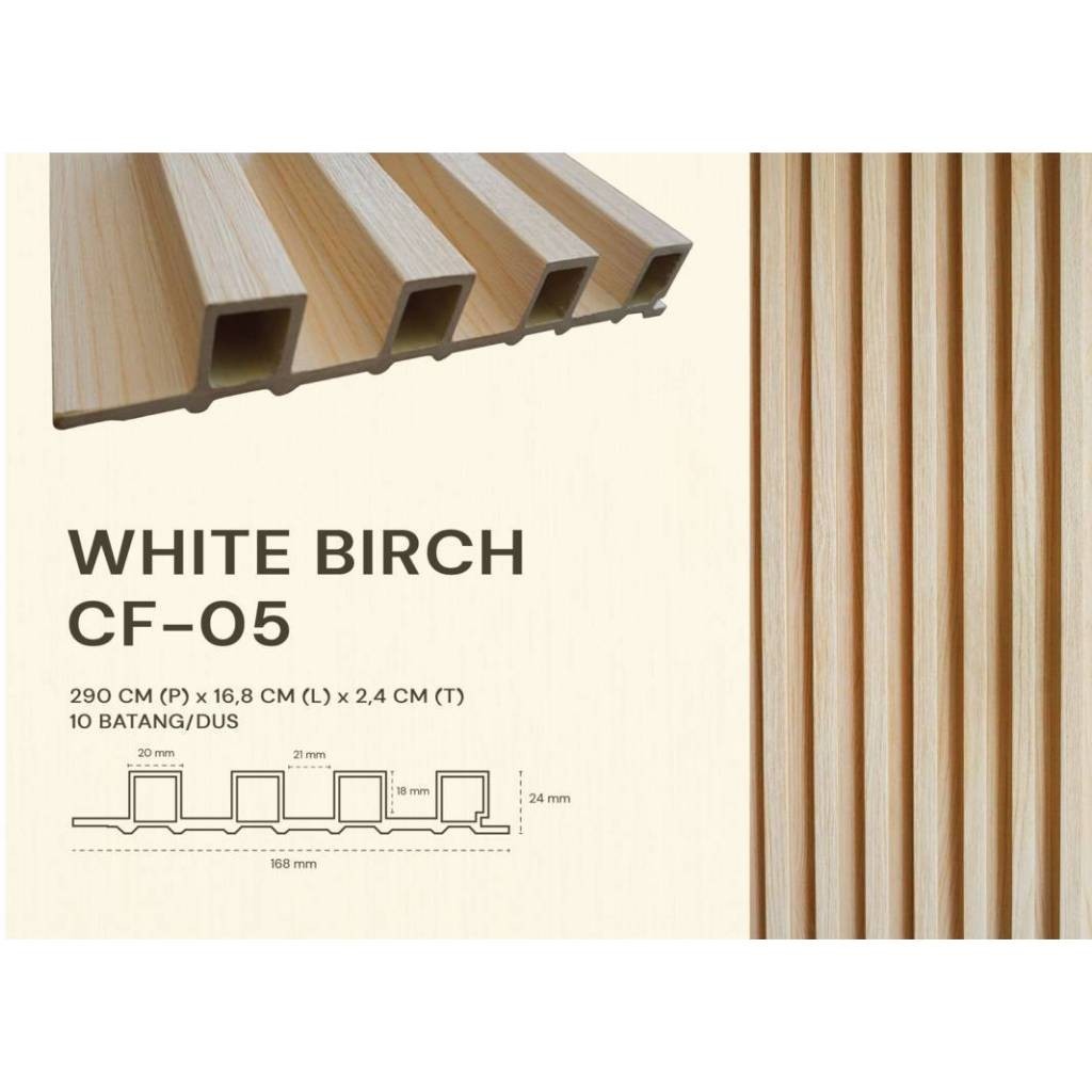 Jual Wall panel PVC Chiara / wall panel chiara kisi kisi 3d kayu ...