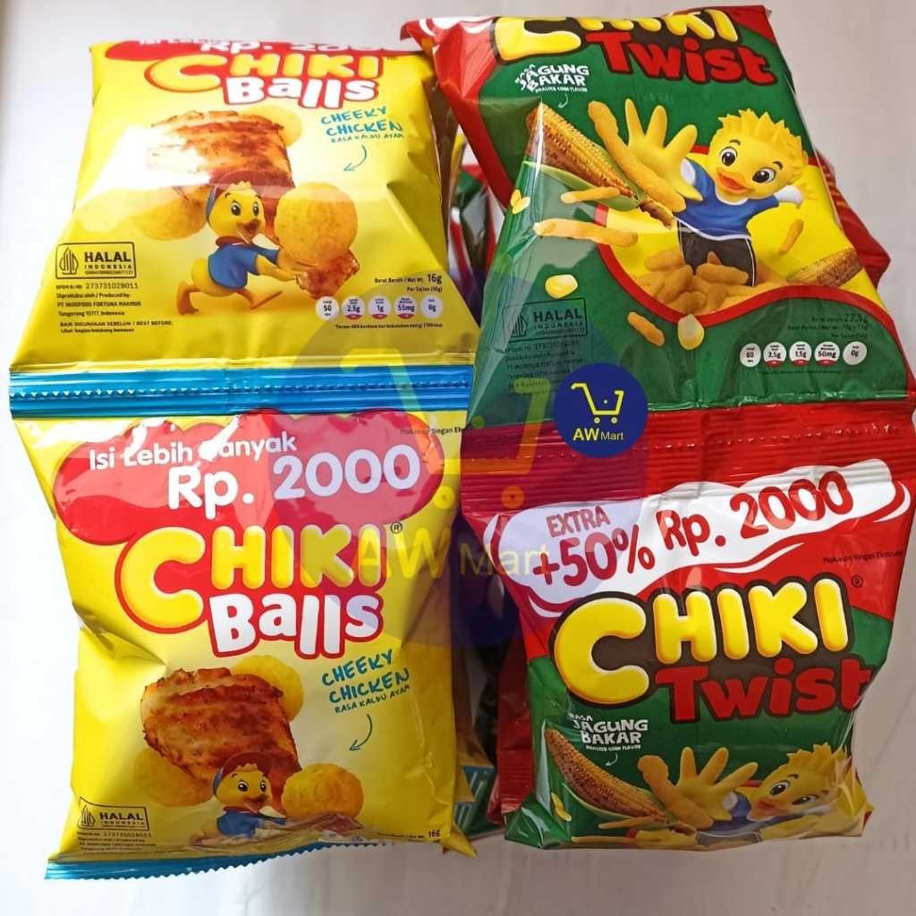 Jual CHIKI TWIST & CHIKI BALLS RASA JAGUNG BAKAR RENCENG ISI (10 SACHET ...