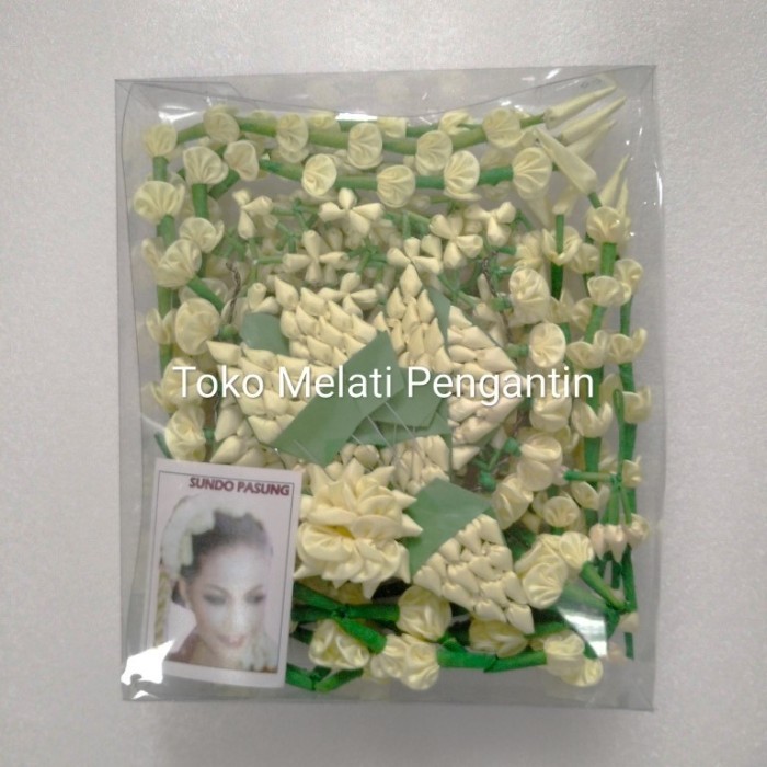 Jual Bunga Ronce Melati Pengantin Imitasi Palsu Sunda Pasung | Shopee ...