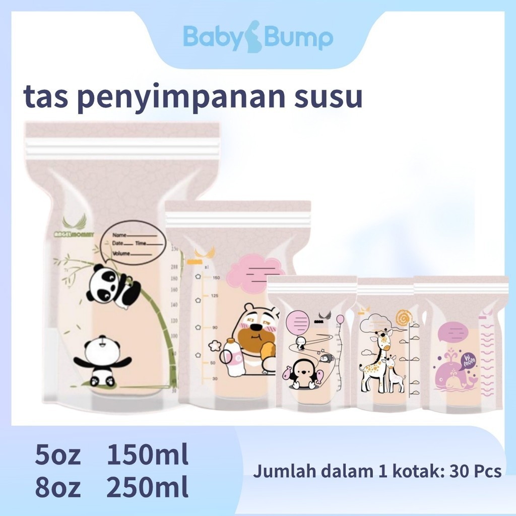 Jual Kantong ASI 150/250ML Plastik Asi Kantong Susu 30pcs Breastmilk ...